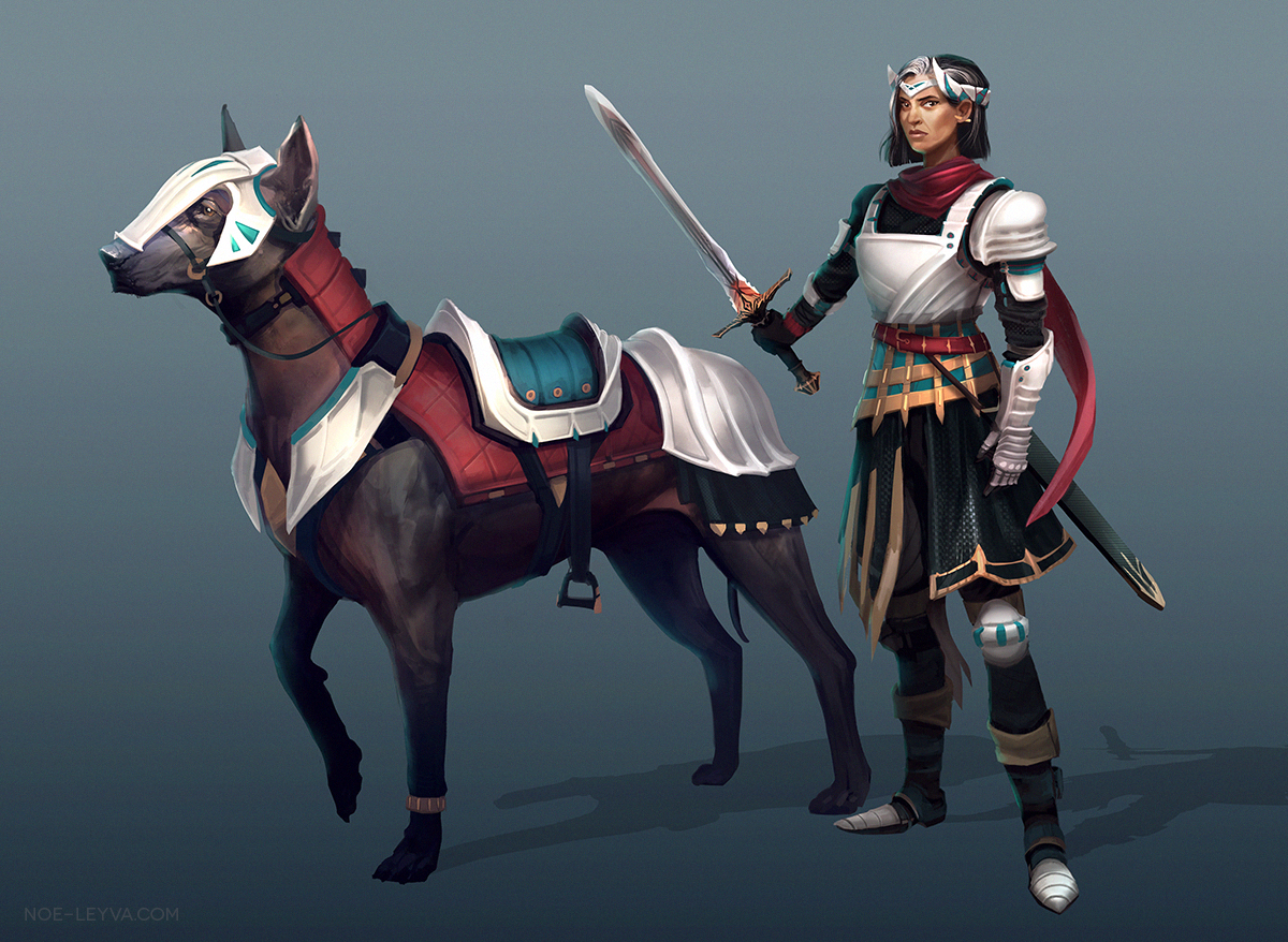 Fantasy Knight Concept Art