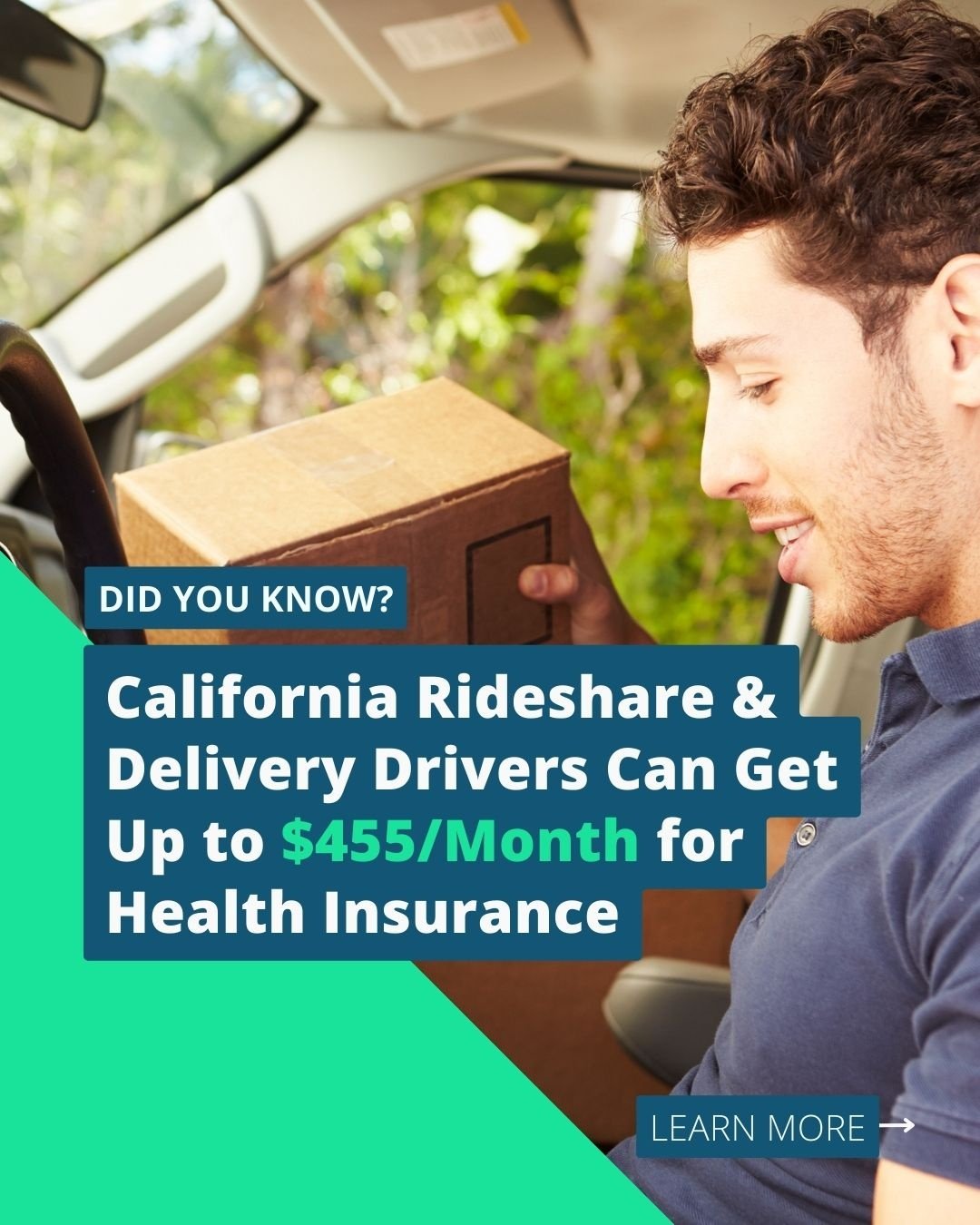 California Rideshare and Delivery Drivers: Get Up to $455/Month for ...