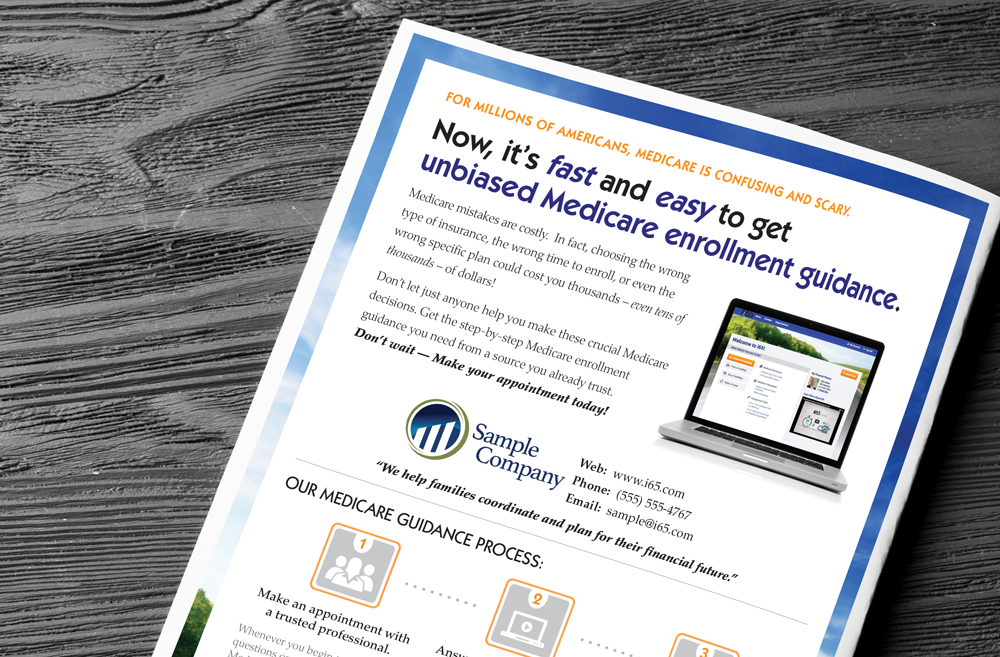 Custom Medicare Marketing Materials — i65 Medicare Guidance Software ...