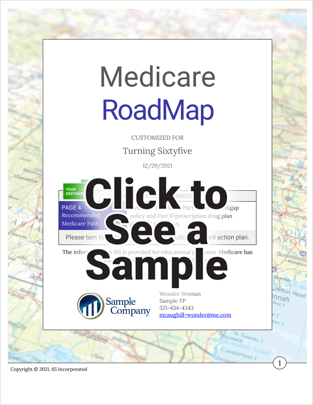 Medicare RoadMap — i65 Medicare Guidance Software for Advisory ...