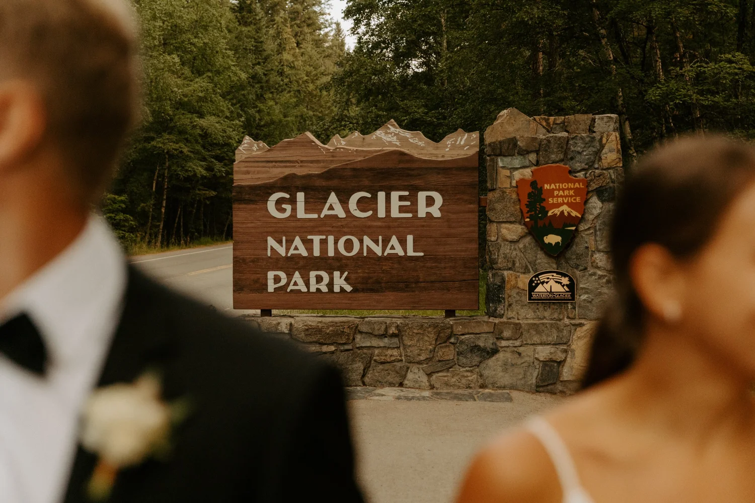 Stunning sunrise elopement at Sun Point in Glacier National Park ...