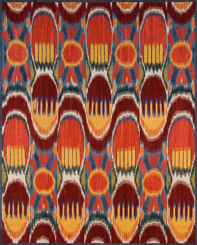 Ikats Pile Carpets | Ikat Flatweave Rugs | French Accents — Decorative ...