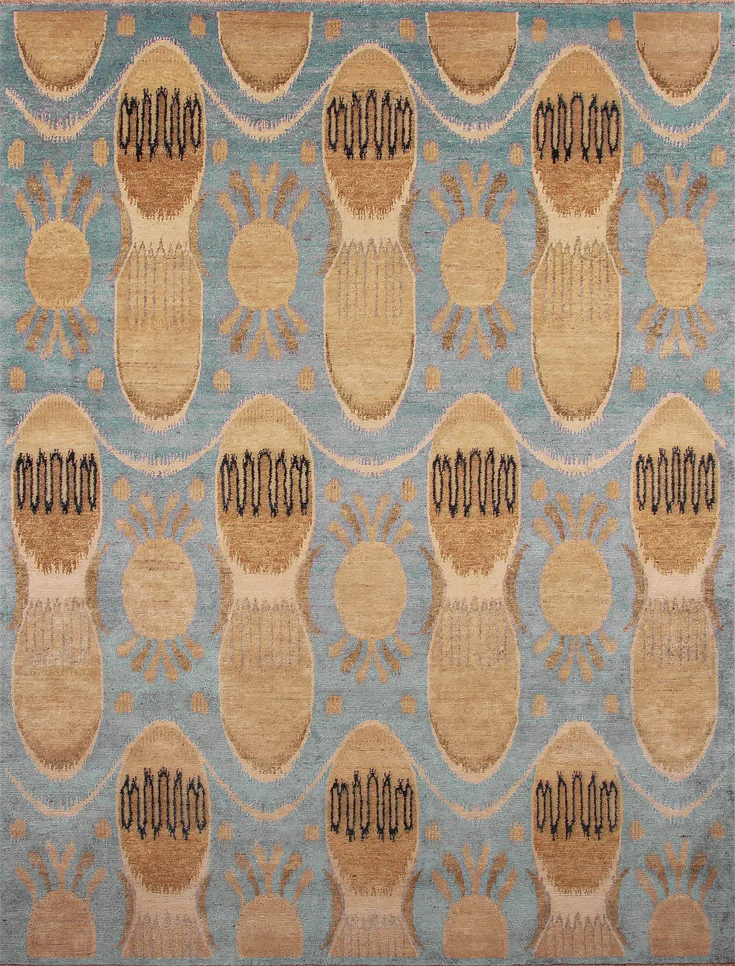 Ikat Pile Rug IT200 — Decorative Hand knotted Area Rugs | Custom Rugs ...
