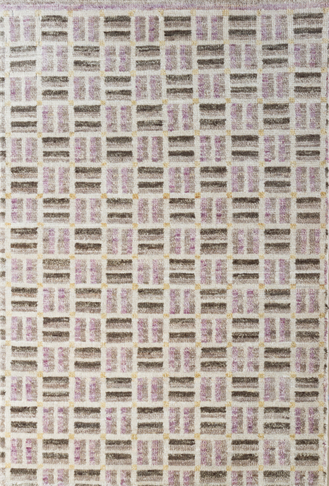 Geometric Pattern Area Rug ML114B — Decorative Hand knotted Area Rugs ...