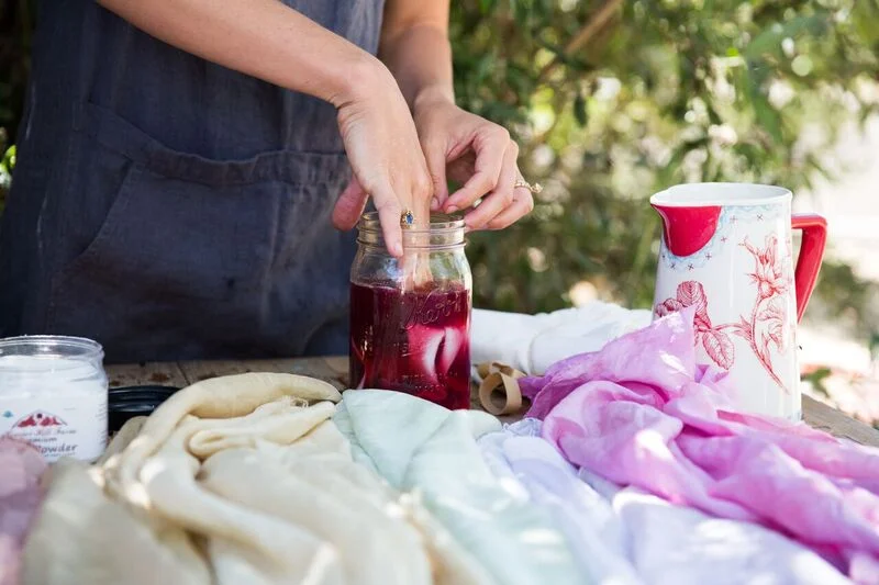 DYEING WITH THE SUN — Women's Heritage