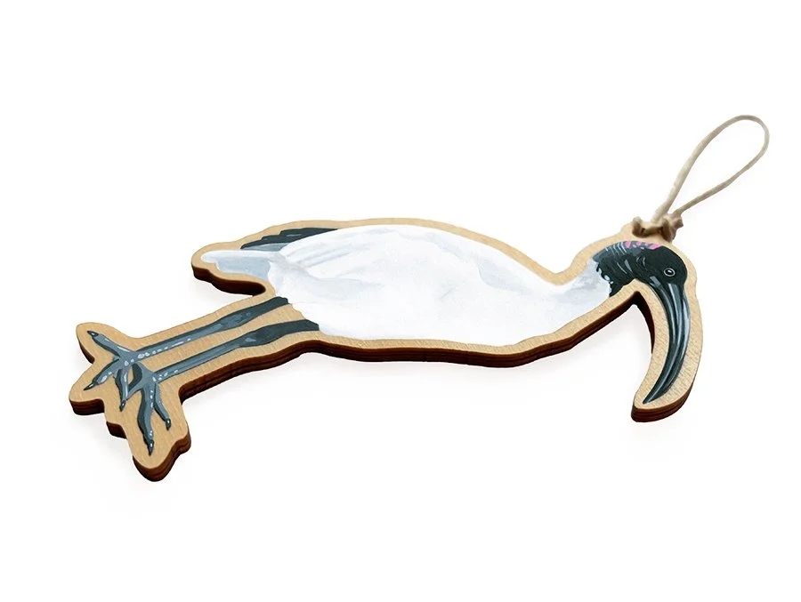 Australian White Ibis Australian Christmas Ornament — Outer Island