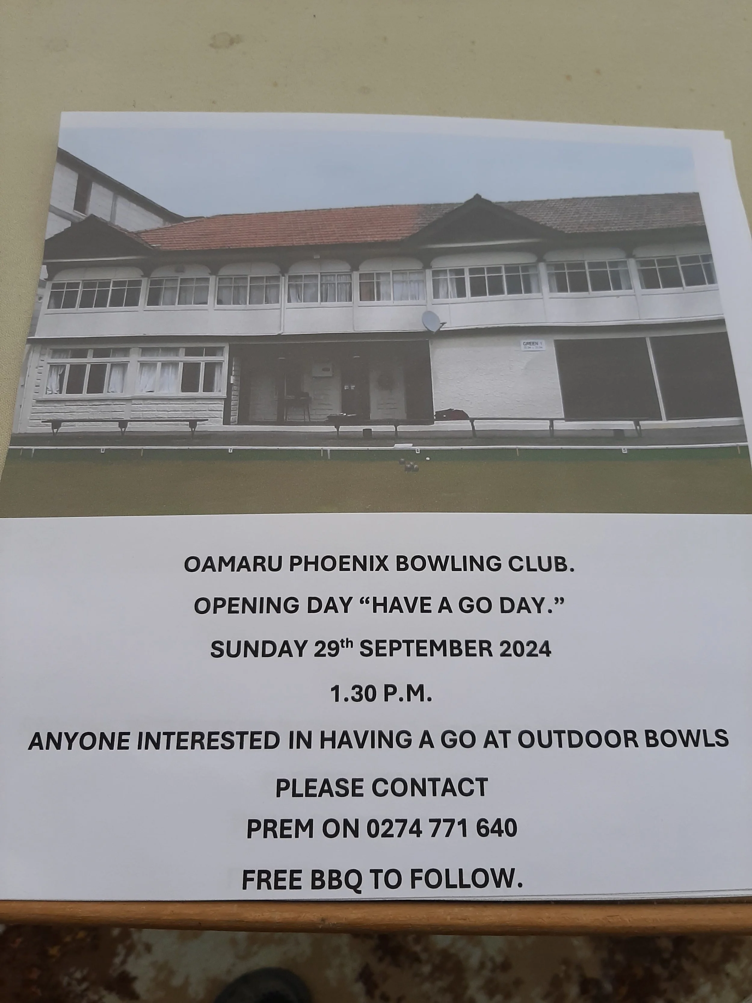 Sports and Recreation — Oamaru Club