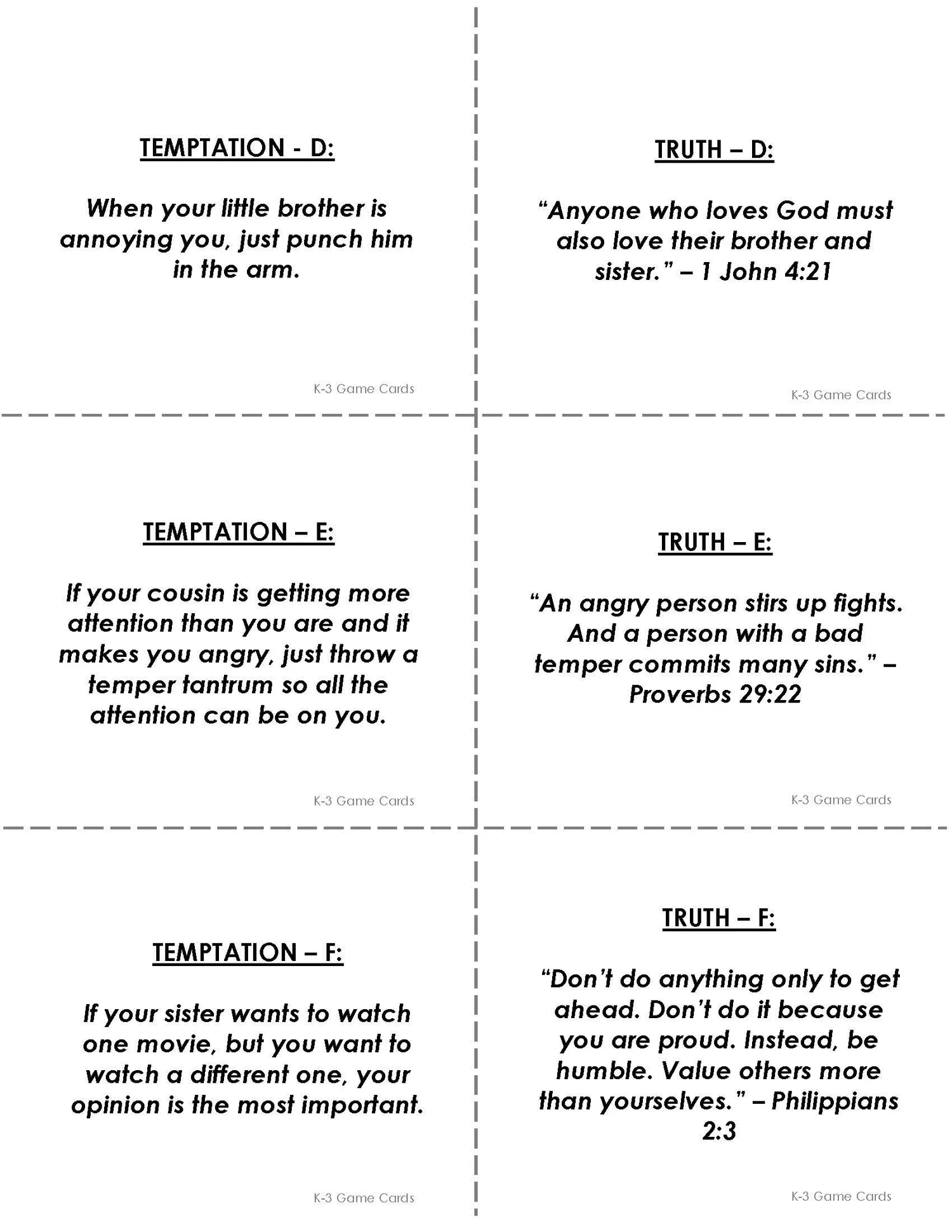 SWORD OF THE SPIRIT - Lesson 6 — evergreenchurch