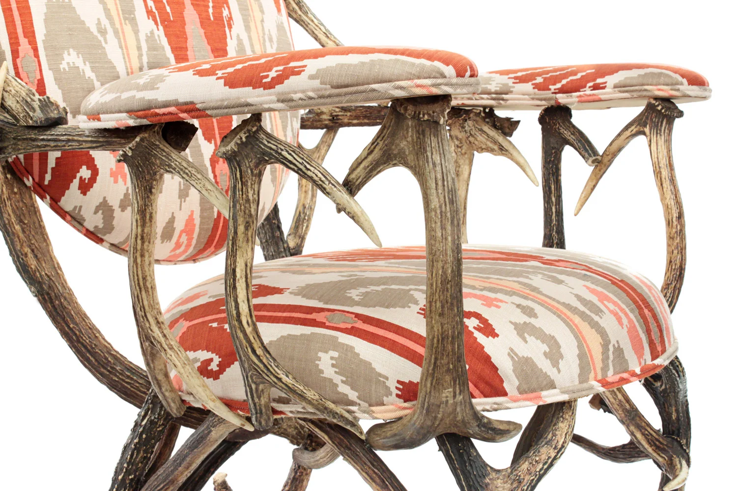 Pair of David Barrett Studio Made Antler Chairs 1970s - SOLD — Lobel ...