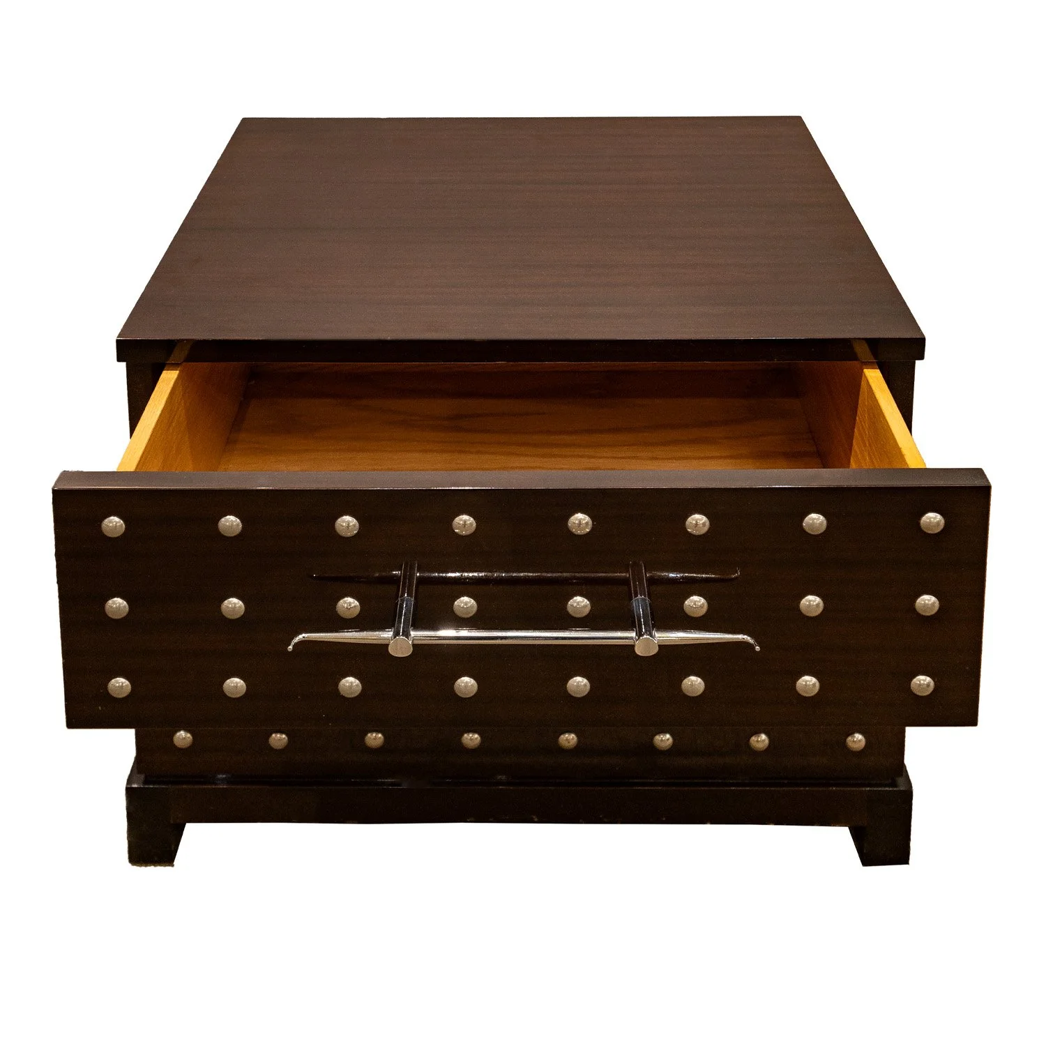 Tommi Parzinger Iconic Studded Small Chest/Bedside Table 1981 - ON HOLD ...