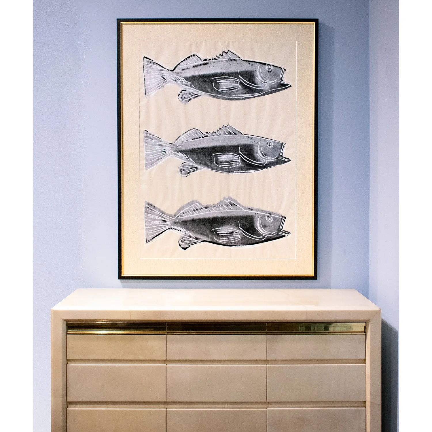 Andy Warhol Framed Fish Print (F. & S. IIIA.39) 1983 — Lobel Modern NYC