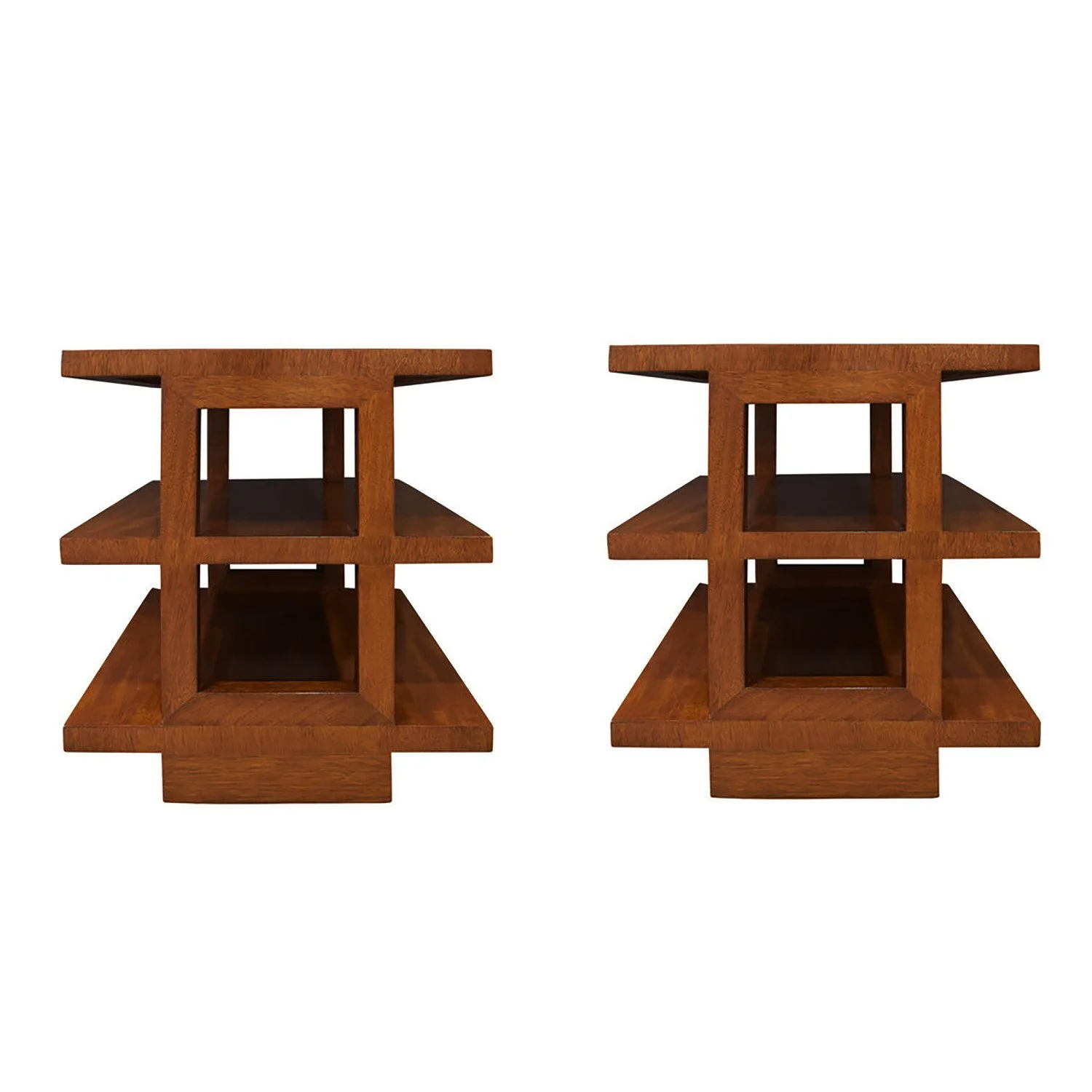 Edward Wormley Pair Of Rare 3 Tier End Tables 1944 (Signed) - SOLD ...