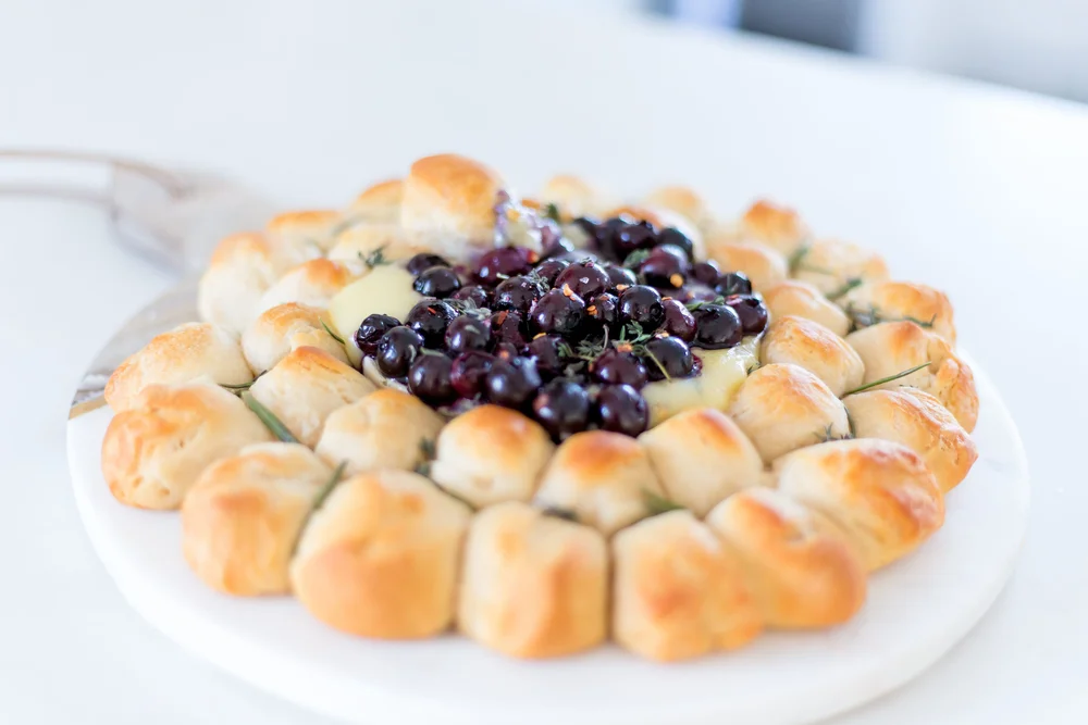 Baked Brie & Blueberry Wreath — Brandi Milloy
