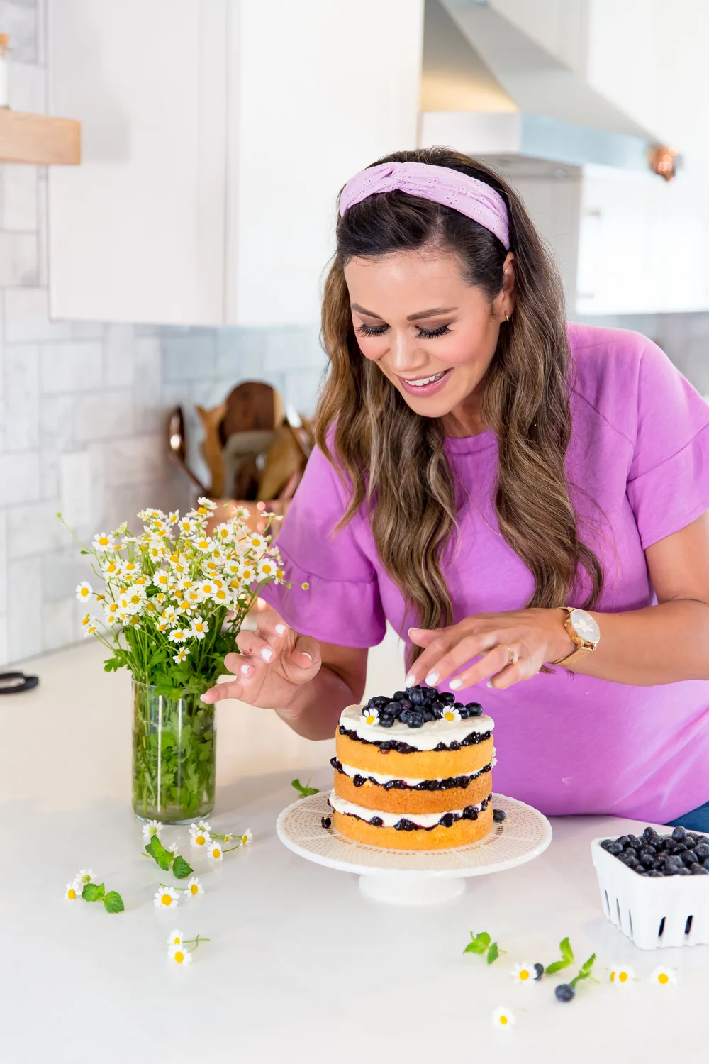 Blueberry Layered Cake — Brandi Milloy