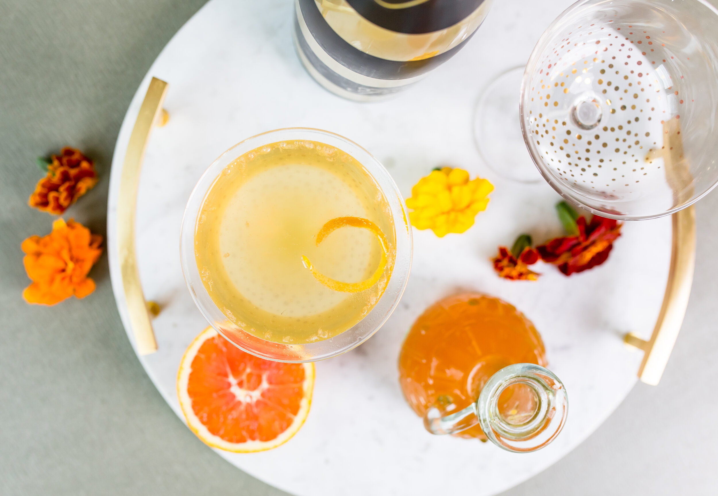 Sunkist ® Cara Cara Orange Champagne Cocktail — Brandi Milloy