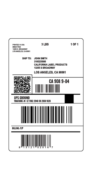Scuff-Resist Direct Thermal Labels — California Label Products