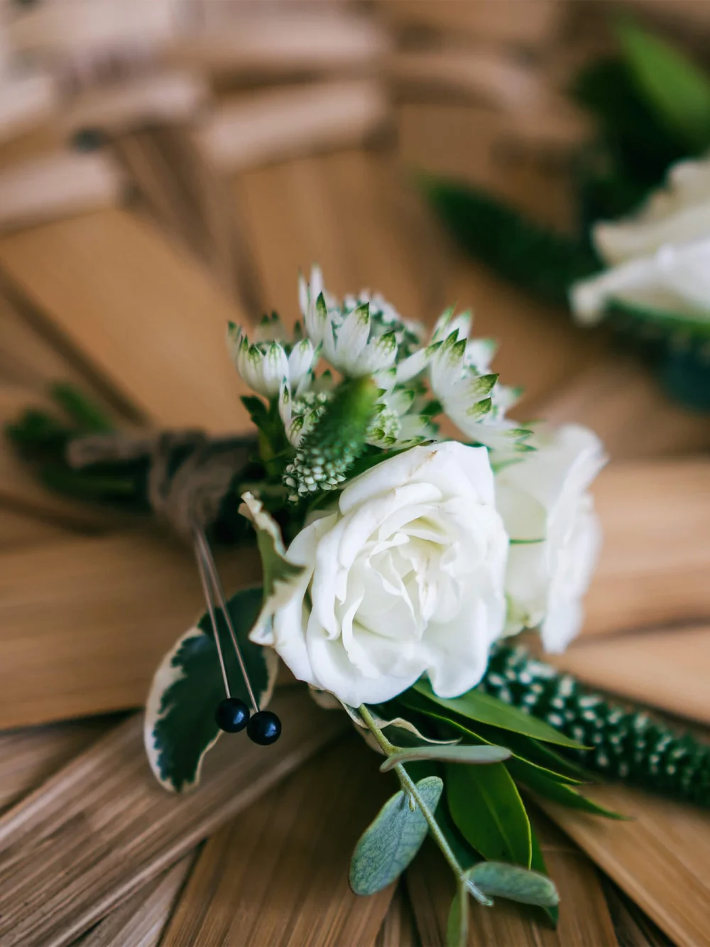 Men's Boutonniere Hydrangea