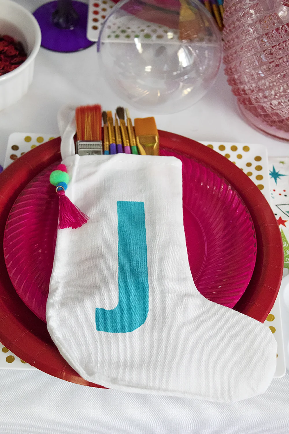 DIY Monogram Stockings — Well Kept Chaos