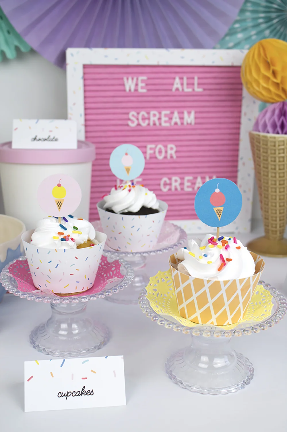 Printable Ice Cream Party — Well Kept Chaos