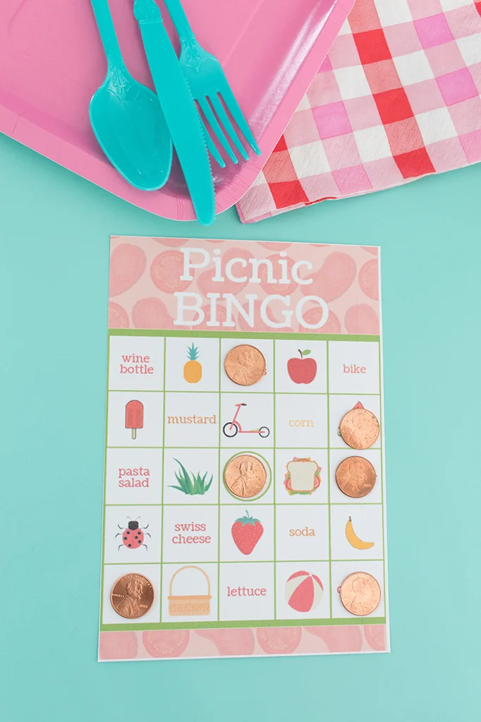 Picnic Bingo Cards- With Free Printable! — Well Kept Chaos