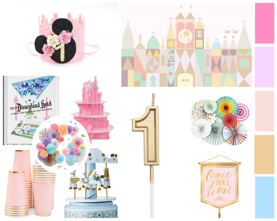 Hailey's First Birthday Mood Board: Disney World Party — Well Kept Chaos