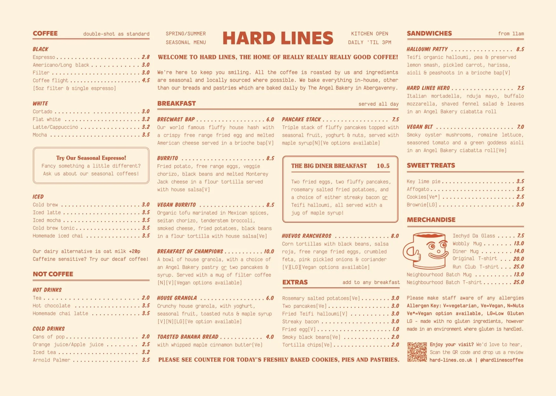 Book a Table — Hard Lines Coffee