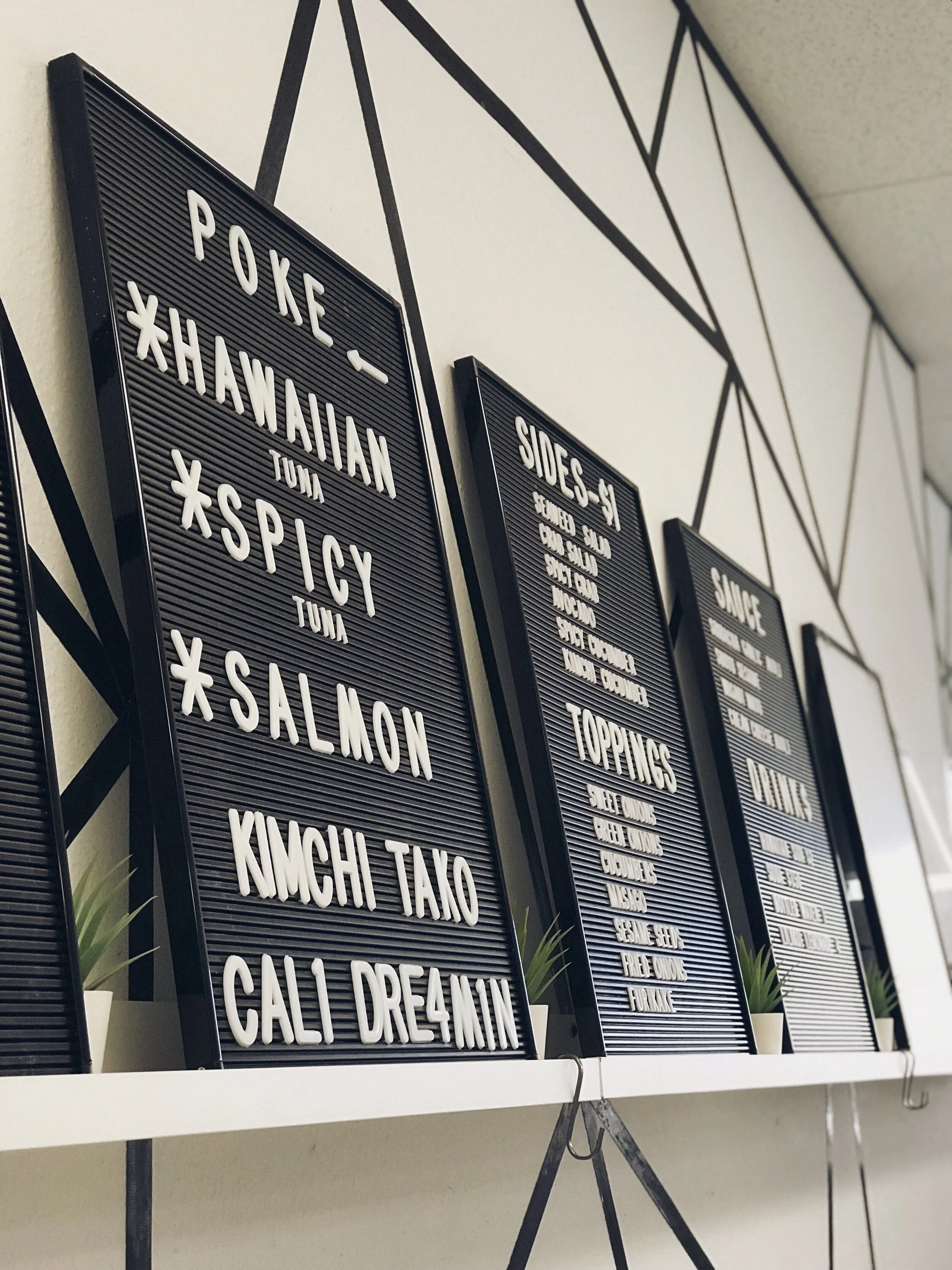 MENU — BIG ISLAND POKE