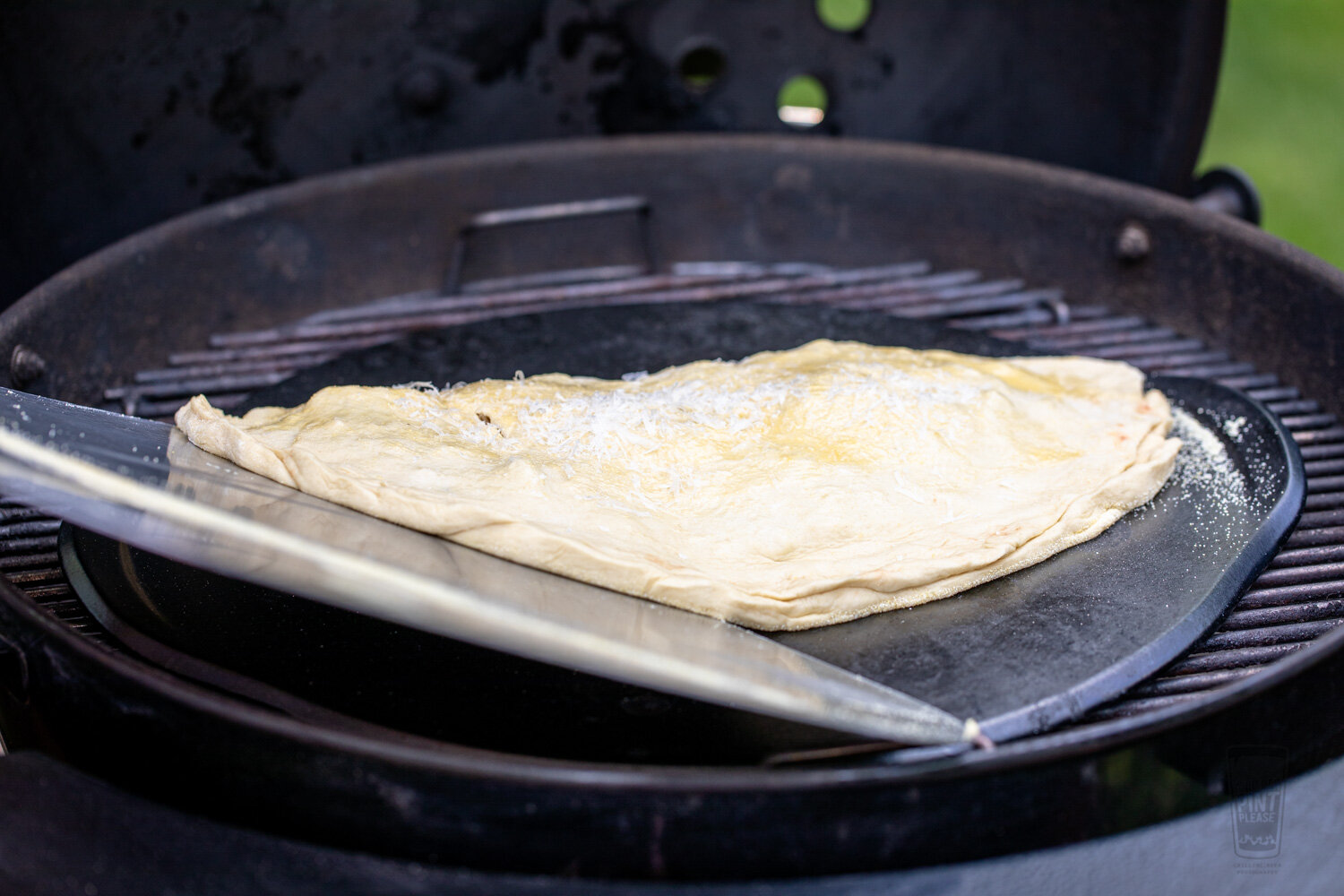 Smoked Sausage Grilled Calzones — Another Pint Please