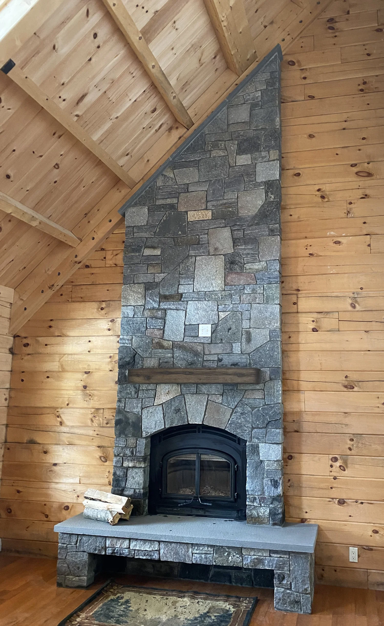 Custom Fireplaces & Chimneys | By Ed Pak and Partners of — All in STONE