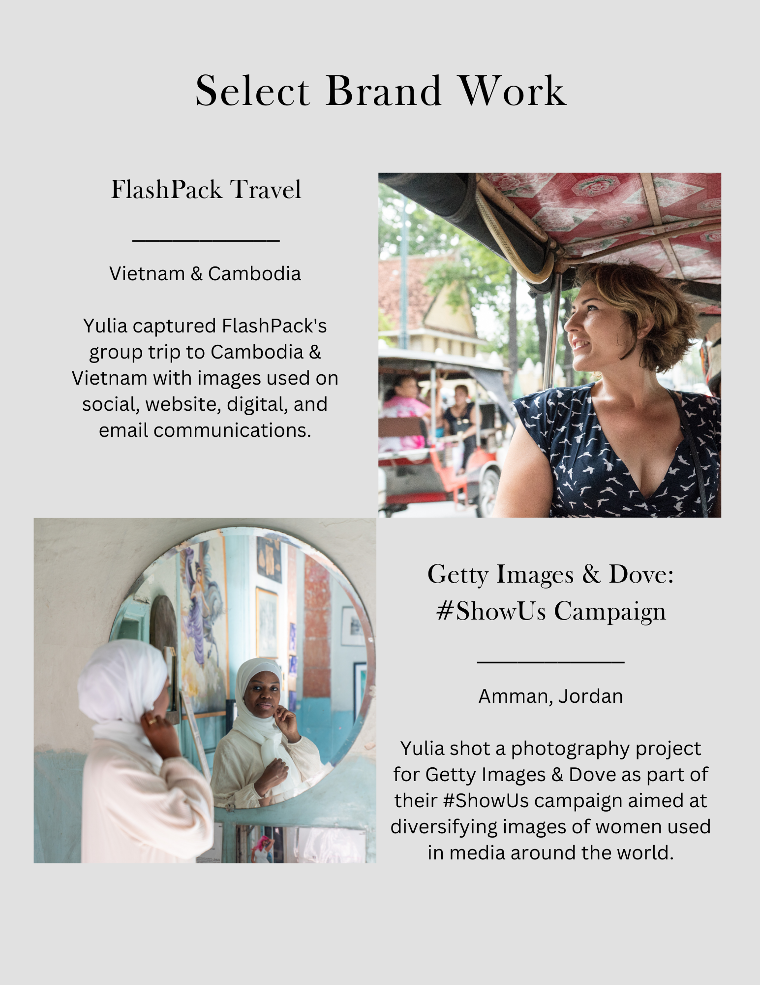 Media Kit — Yulia Denisyuk