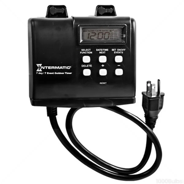 Christmas Light Timer Intermatic Heavy Duty Outdoor Timer 15 Amp/1 HP ...