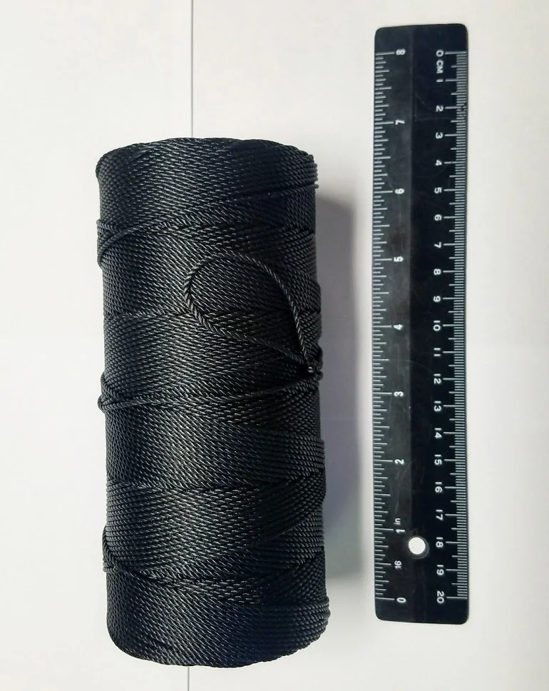 Jet Black Nylon Twine Caddy Supply Company