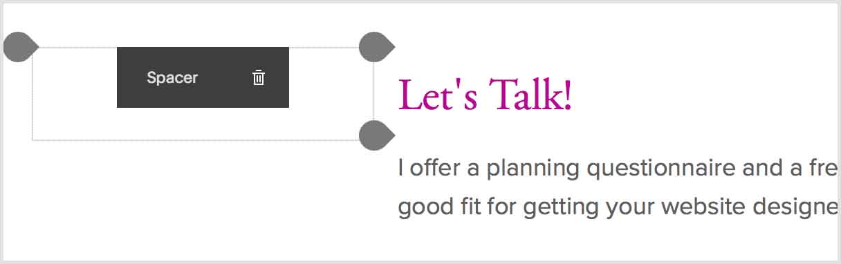 Kerry A. Thompson Website Design - Spacers: Your website's invisible ...