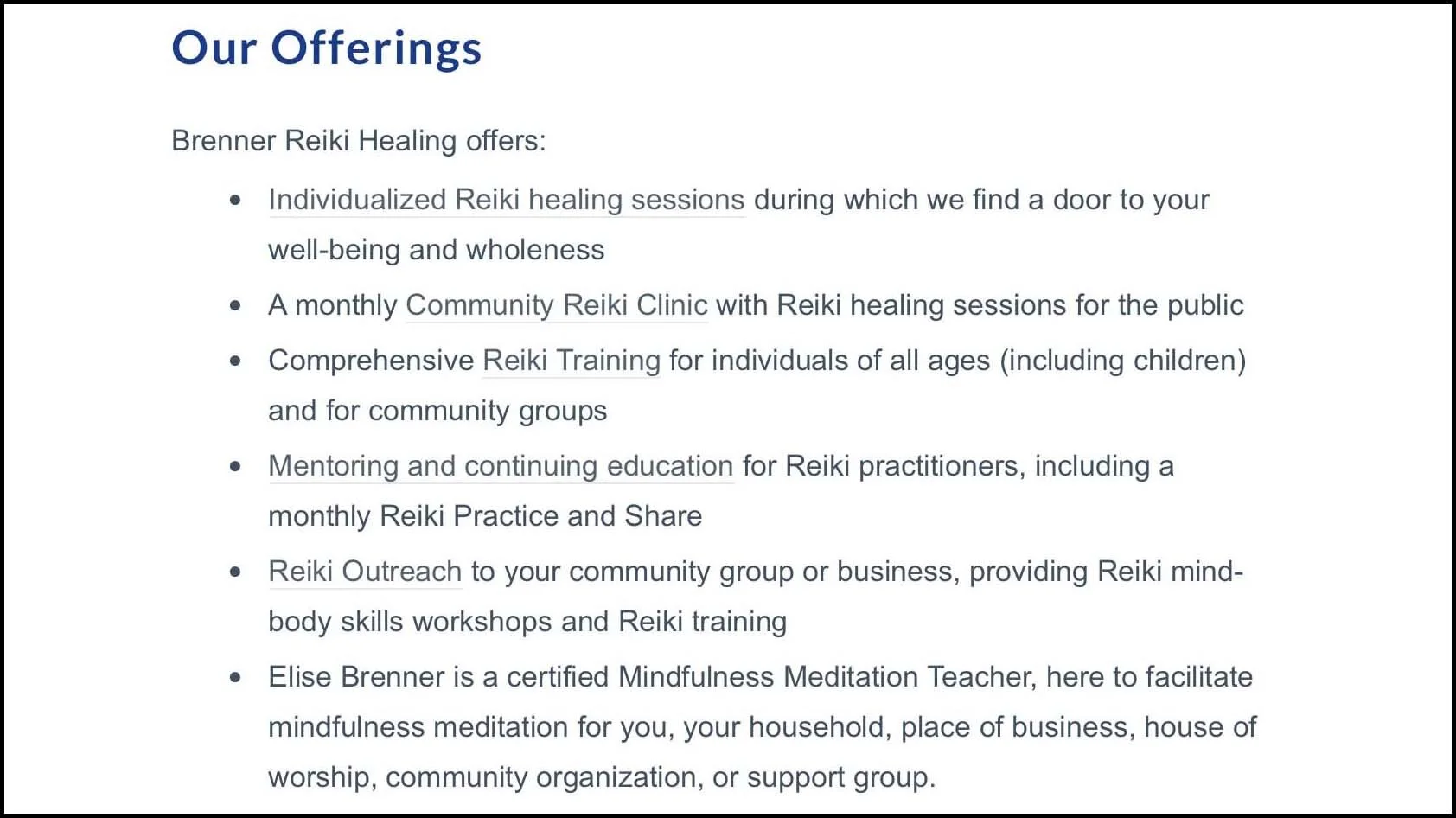 Kerry A. Thompson Website Design - The three types of website links and ...