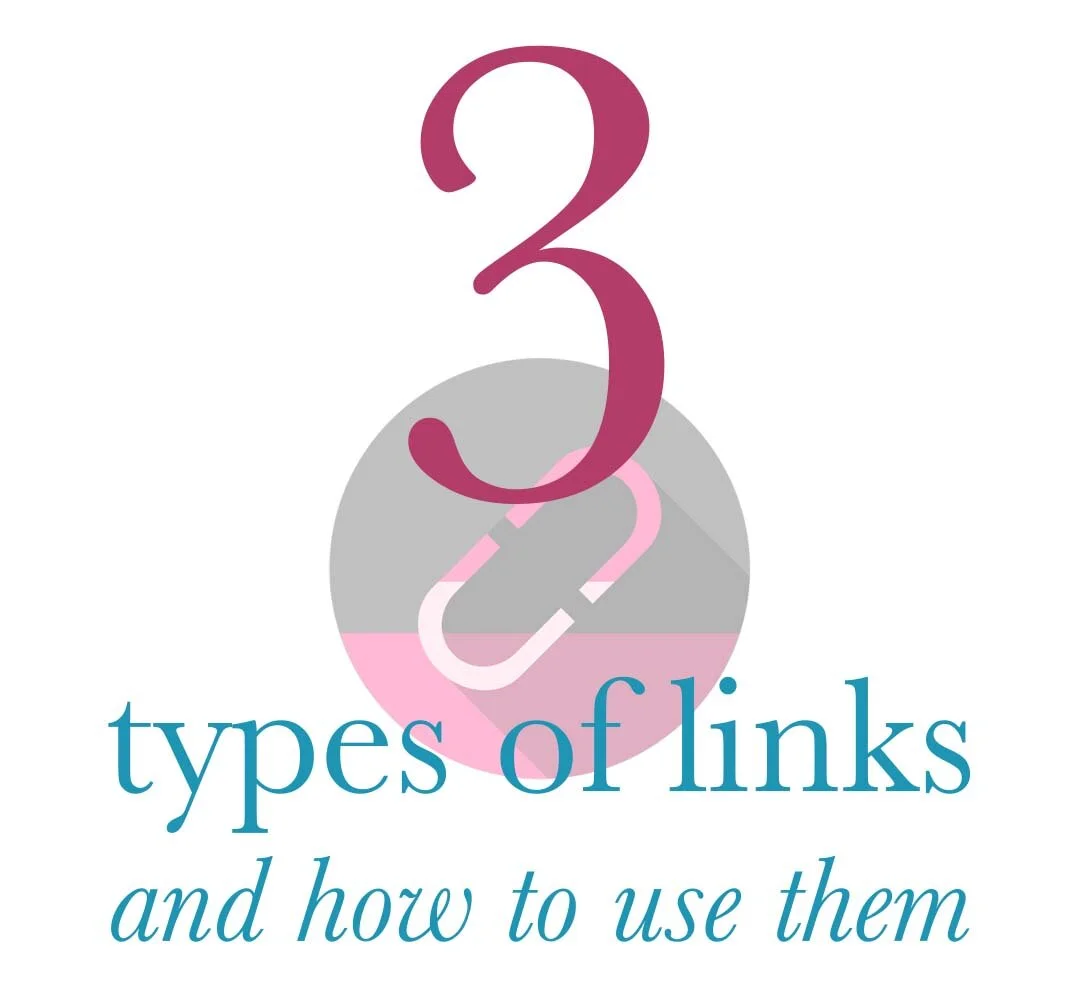 Kerry A. Thompson Website Design - The three types of website links and ...