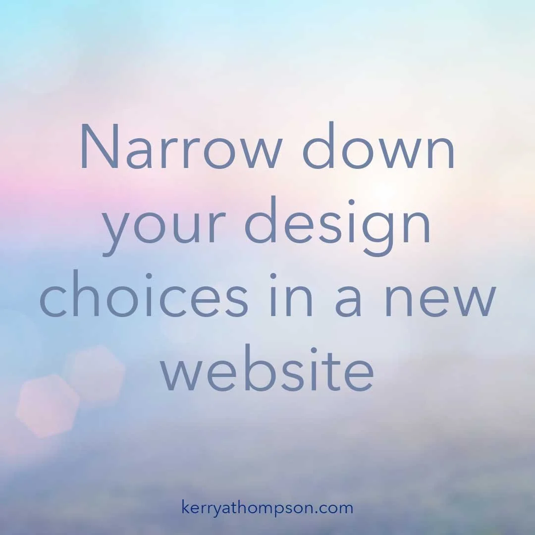 Kerry A. Thompson Website Design - How to design your blog page on ...