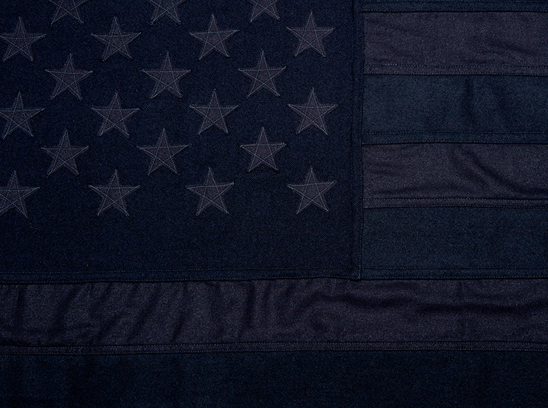 Black American Flag Wallpaper