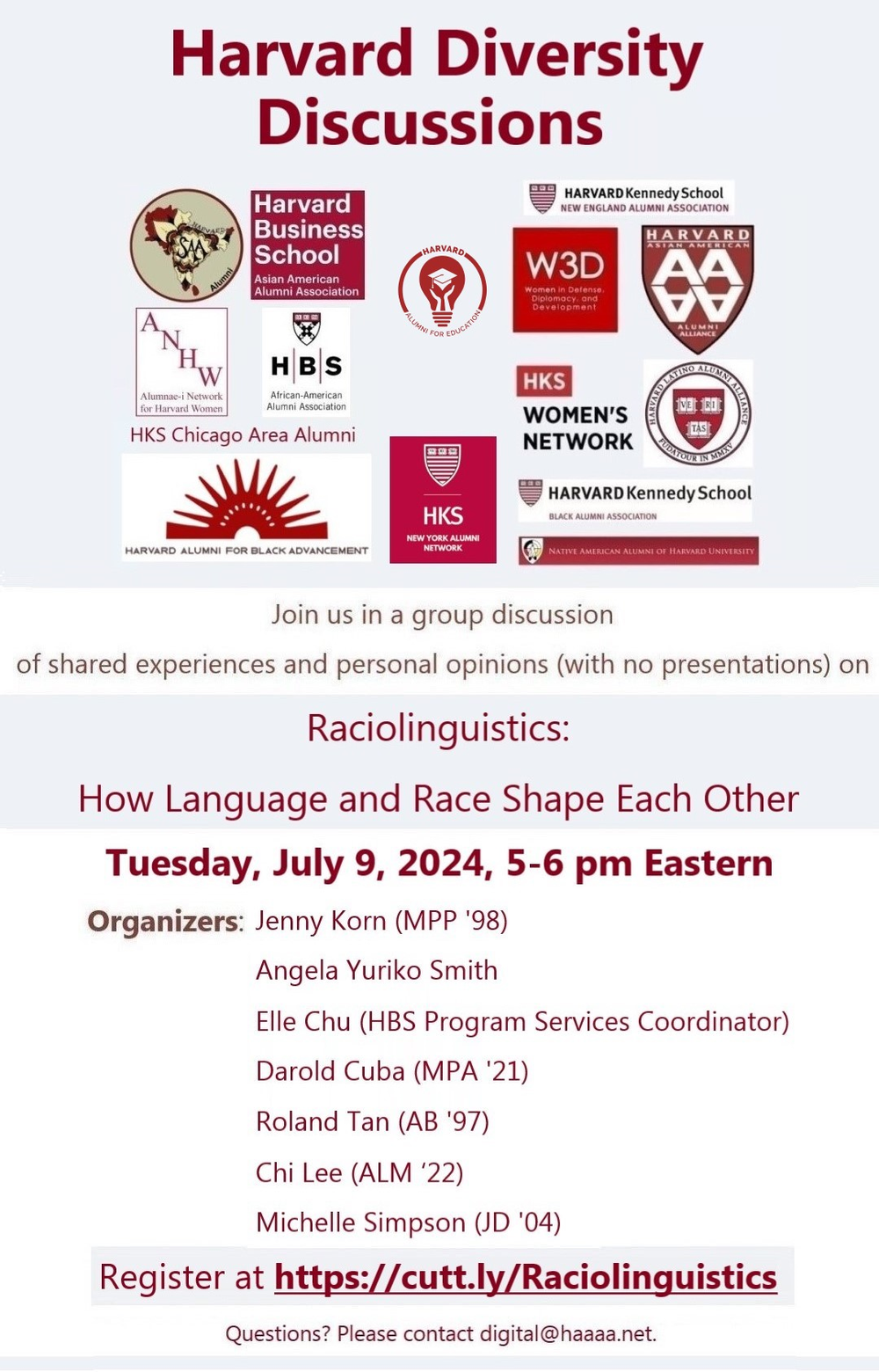 Calendar — Harvard Alumni for Education