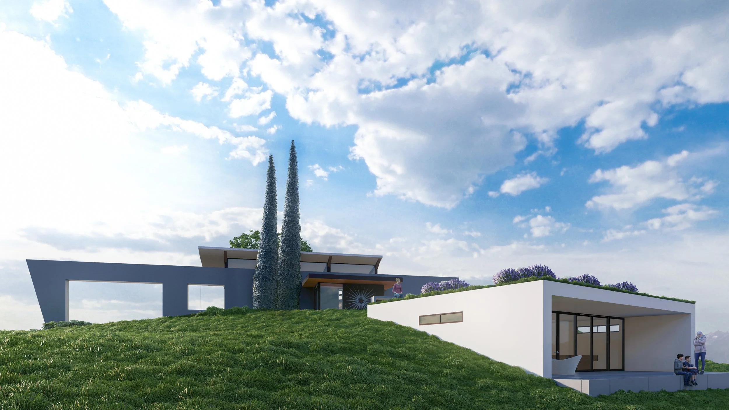 Horizon Blue Construction Drone — Mark A Silva Architect