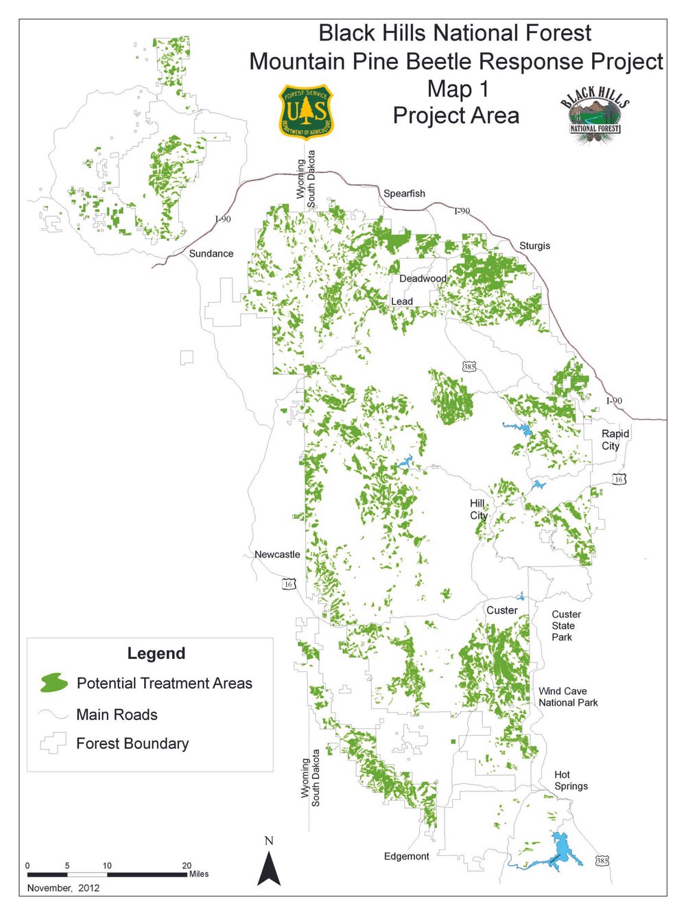Black Hills National Park Map