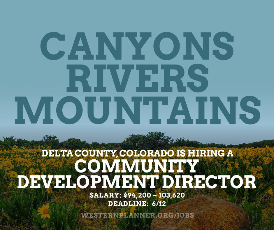 Job listings — The Western Planner