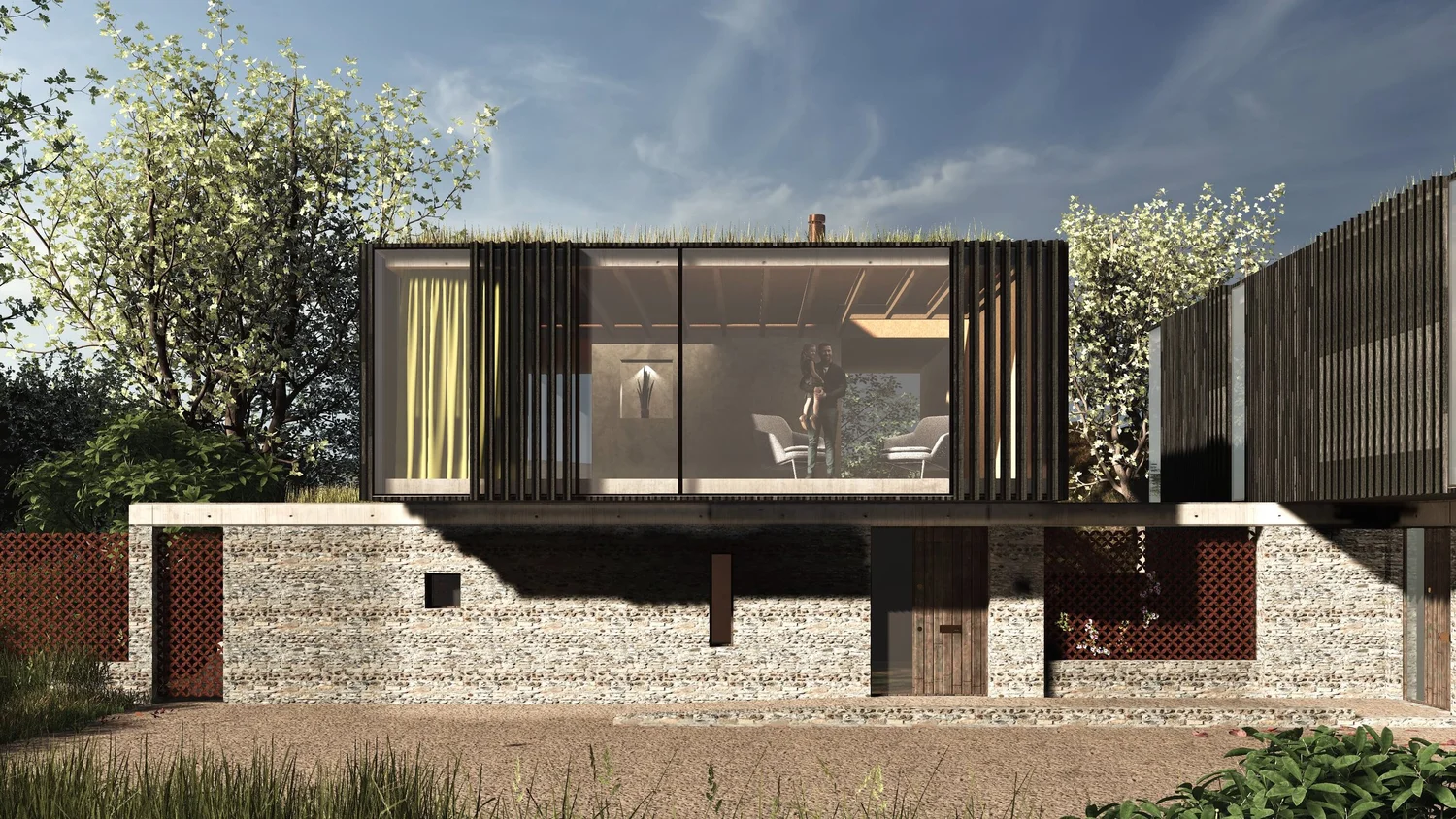 Hertfordshire : Flint Houses — MATERIAL