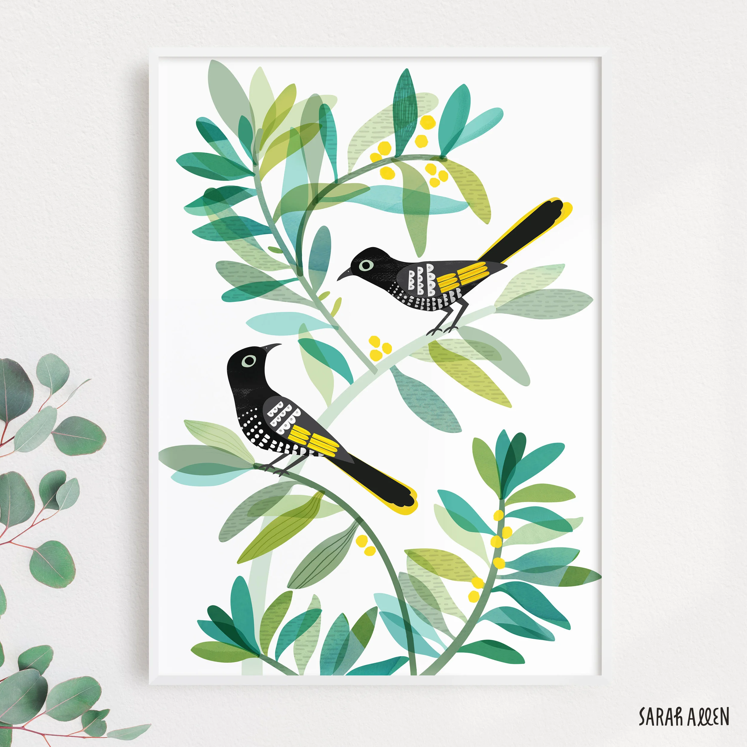 Honey Possum (Noolbenger) A4 Print — Sarah Allen