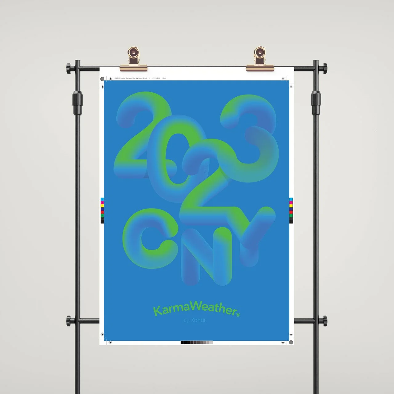 2023 Feng Shui Flying Stars Poster | KarmaWeather Shop