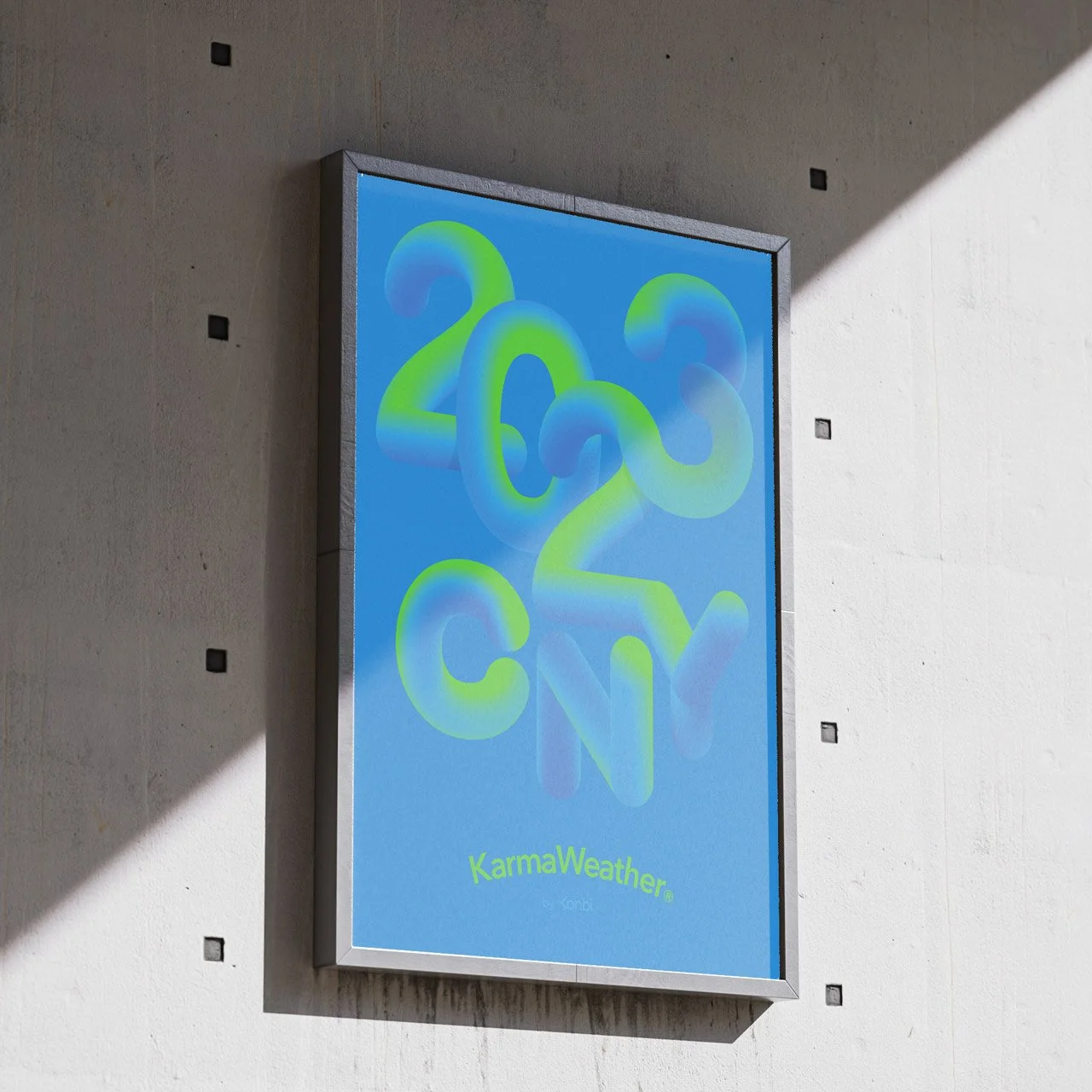 2023 Feng Shui Flying Stars Poster | KarmaWeather Shop