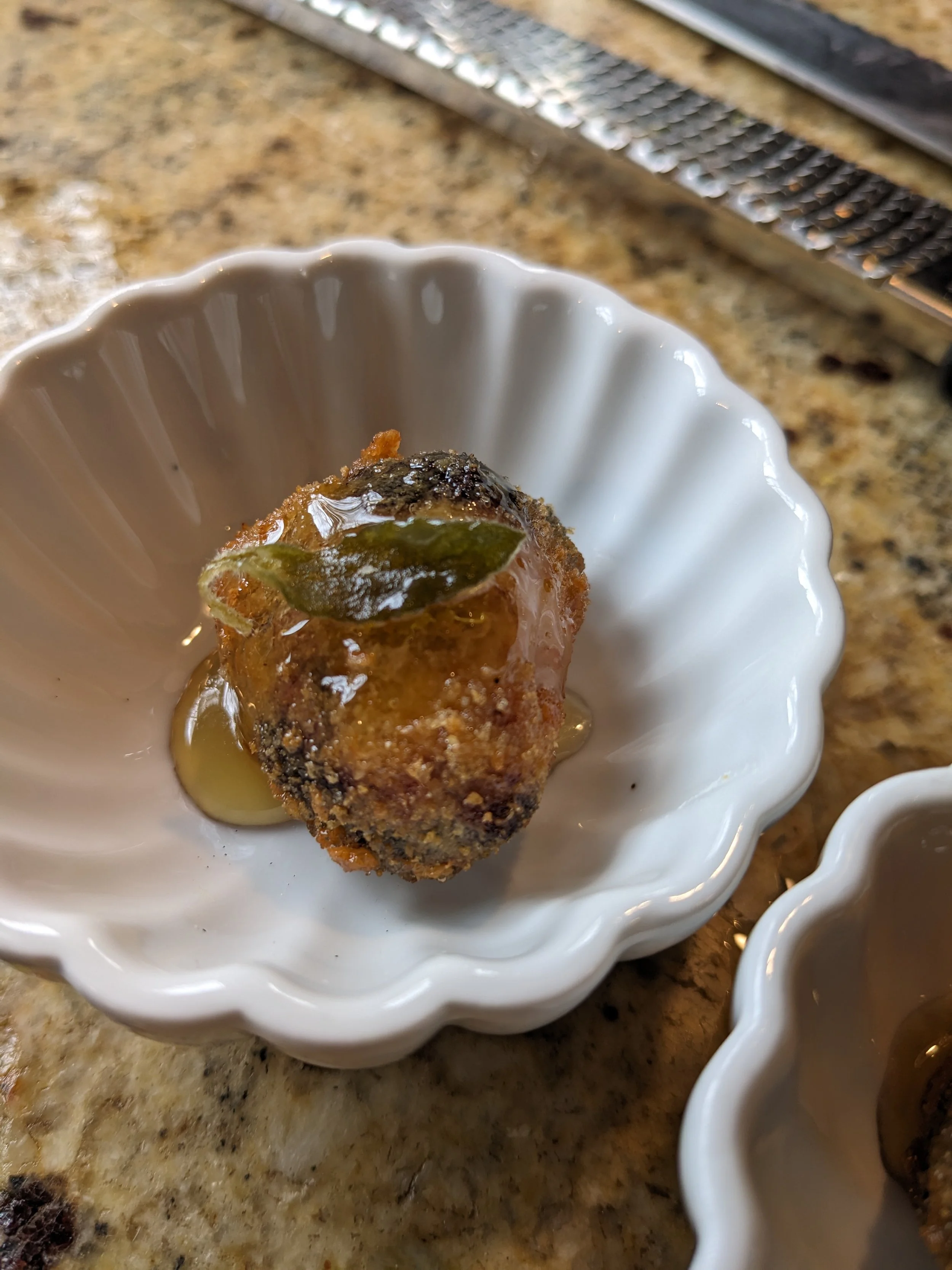 Crispy Goat Cheese & Honey — Chef Candice Custodio