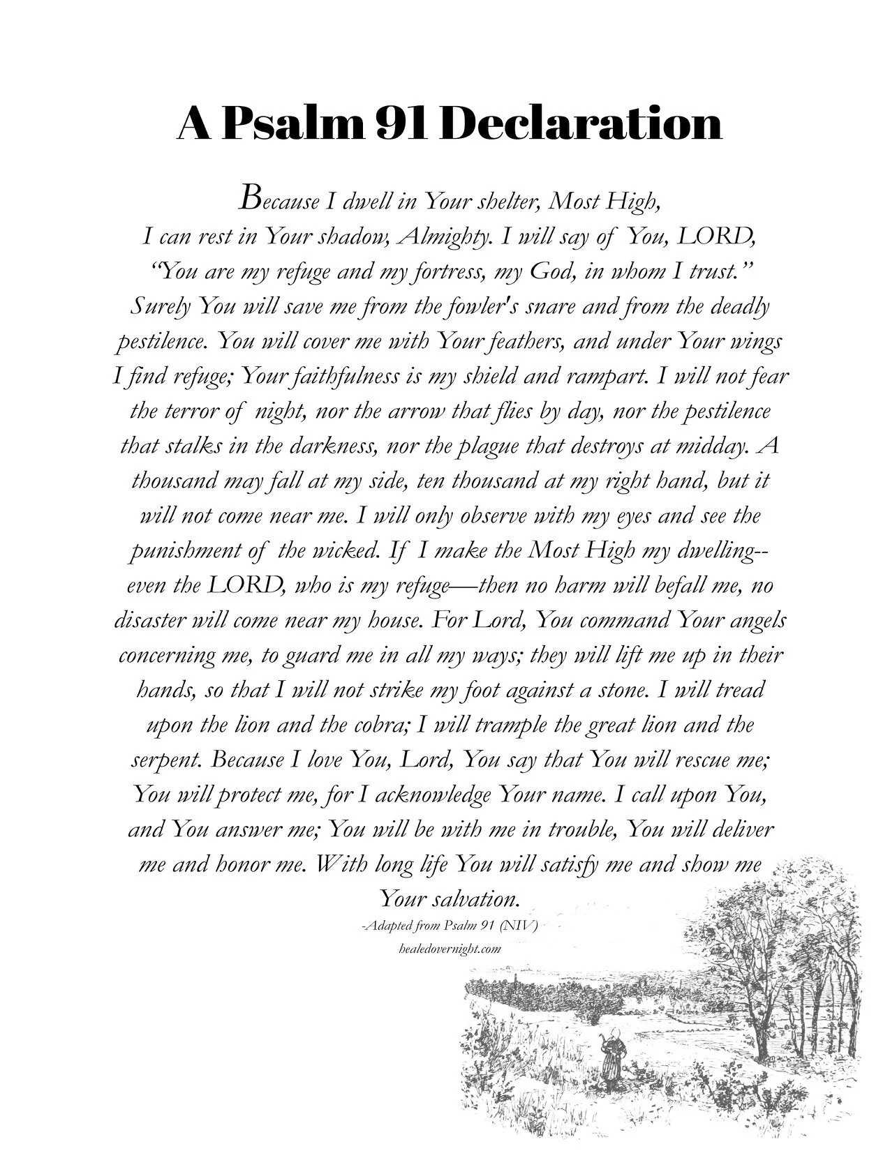 Free Download Of My Psalm 91 Confession Amy Keesee Freudiger Free Download Of My Psalm 91 Confession Amy Keesee Freudiger