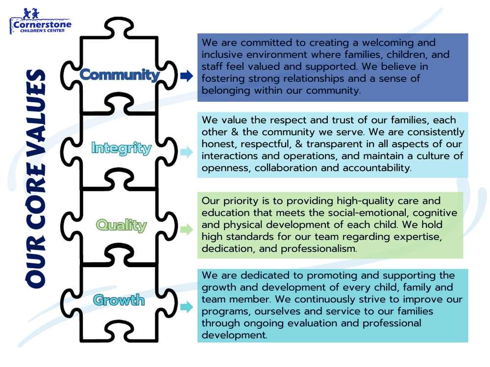 Core Values — Cornerstone Children's Center