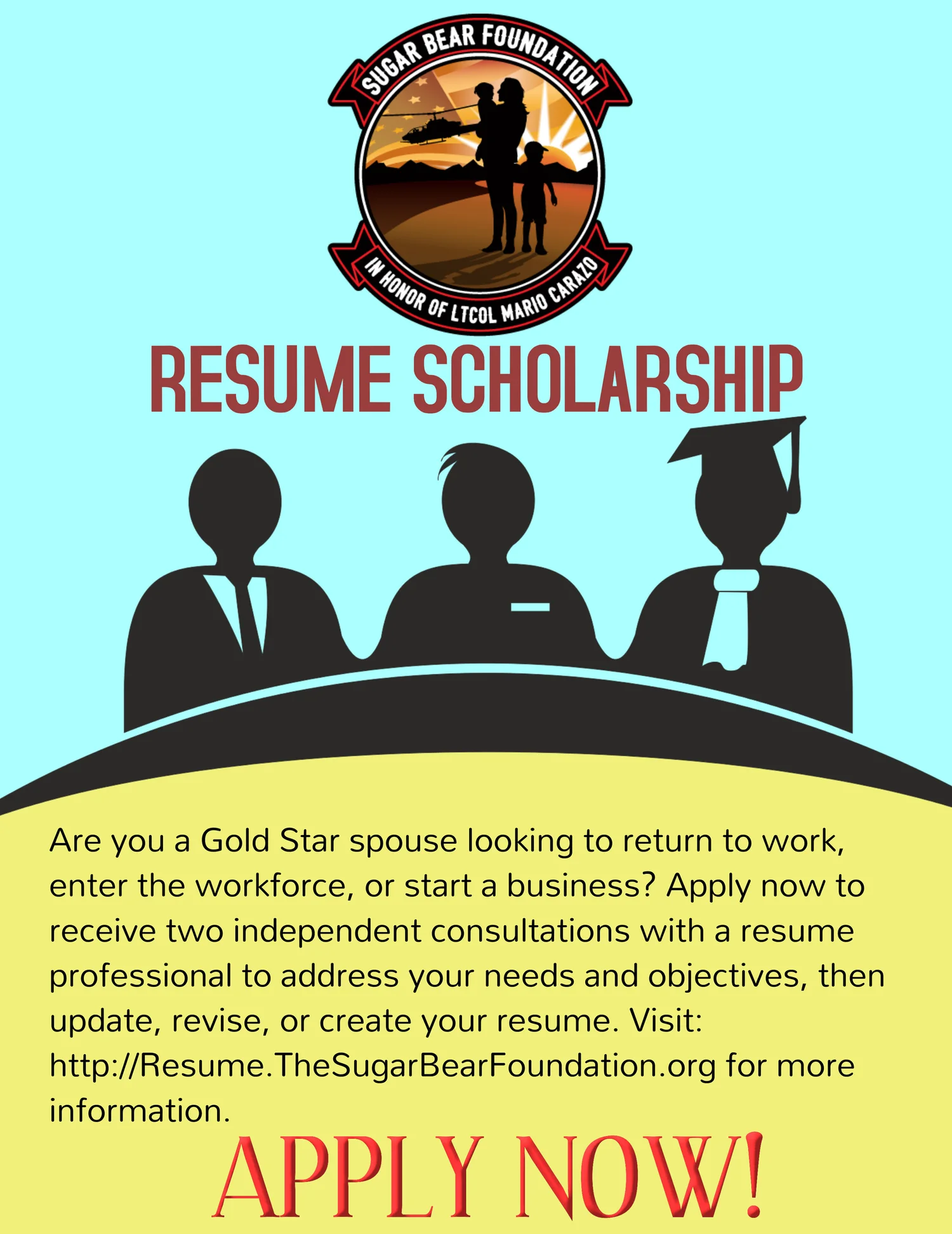 Resume Scholarship Now Available — Sugar Bear Foundation