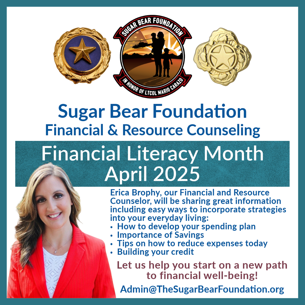 Financial Literacy Month- April 2025 — Sugar Bear Foundation